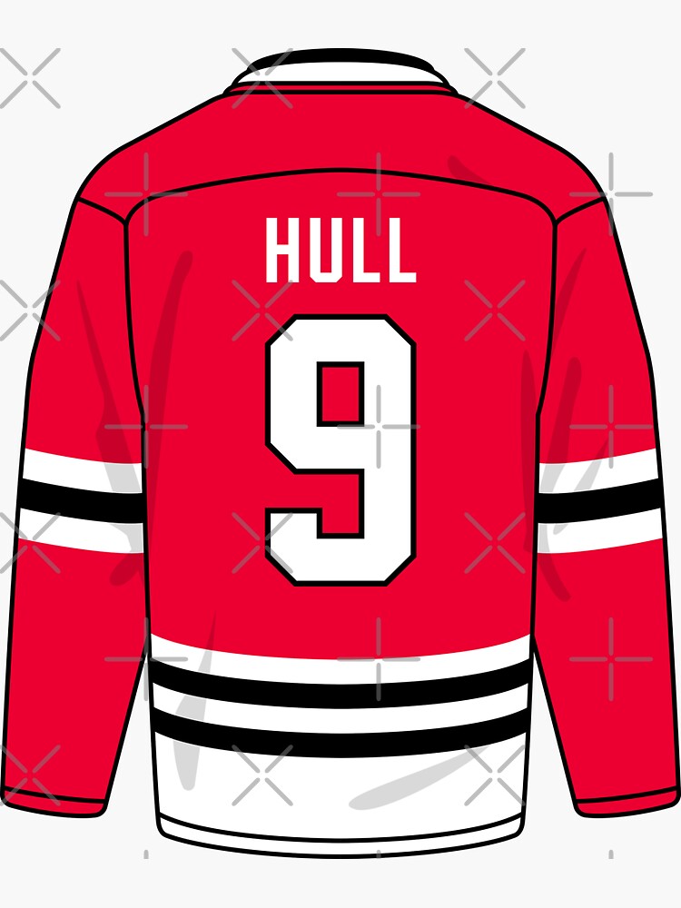 "Hull Chicago jersey" Sticker for Sale by Tarroi | Redbubble