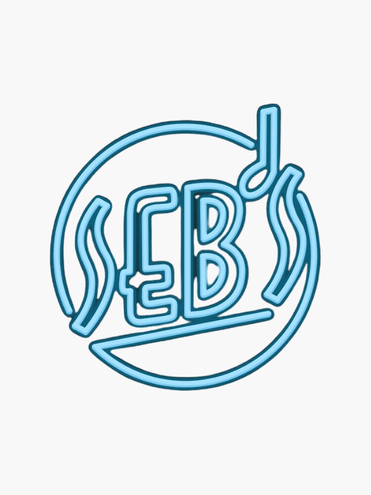 "Sebs from La la land (White)" Sticker for Sale by bluujai21 | Redbubble