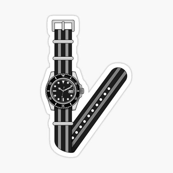 "Divers Watch on Nato Strap" Sticker for Sale by HSDESIGNS Studio ...