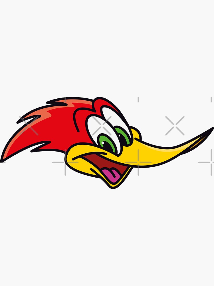 "Woody Woodpecker" Sticker by Necronder | Redbubble