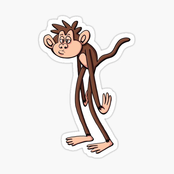 Bored Monkey Stickers | Redbubble