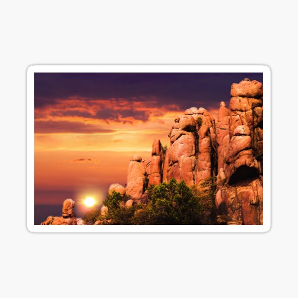 "Sunset Dells Staircase" Sticker by JDHoop702 | Redbubble
