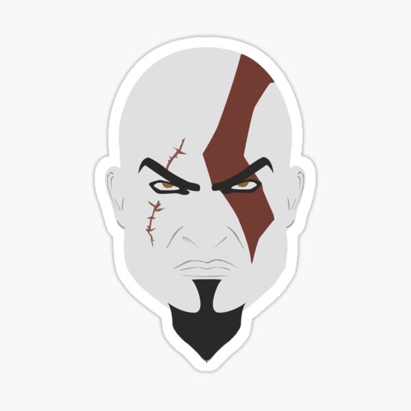 "Kratos" Sticker for Sale by mgrech | Redbubble