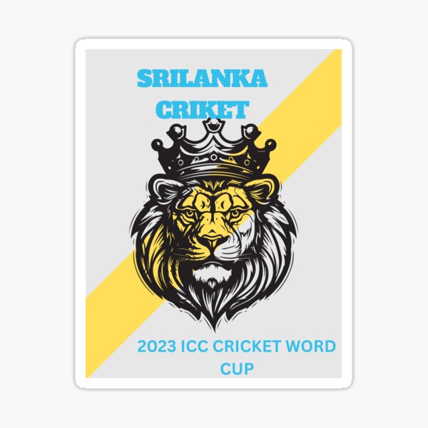 "ICC CRICKET WORLD CUP " Sticker for Sale by setromazz | Redbubble