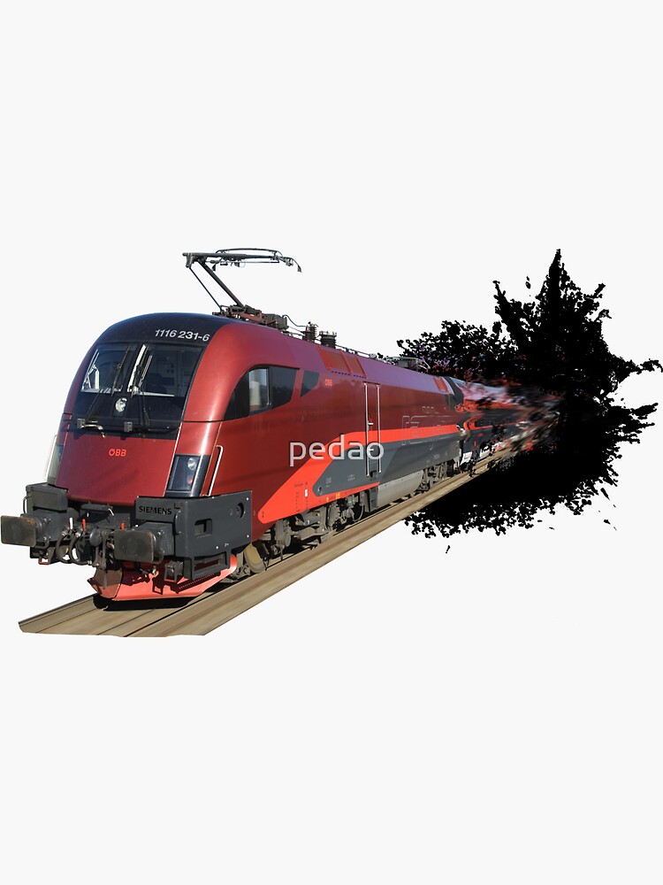 Sticker mit "Railjet der ÖBB" von pedao | Redbubble