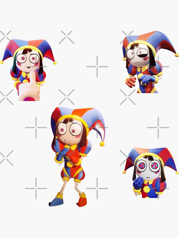 "Pomni [ The Amazing Digital Circus ] pack " Sticker for Sale by ...