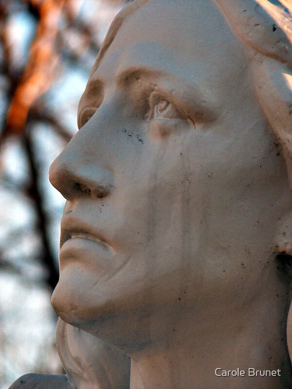 "Mother Mary Crying" by Carole Brunet | Redbubble