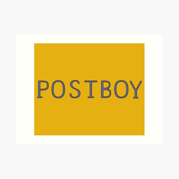 "Piccolo Postboy" Art Print for Sale by audreyyun | Redbubble