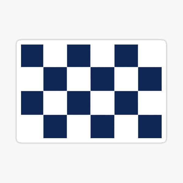 "Spurs Checkered Flag" Sticker for Sale by Confusion101 | Redbubble