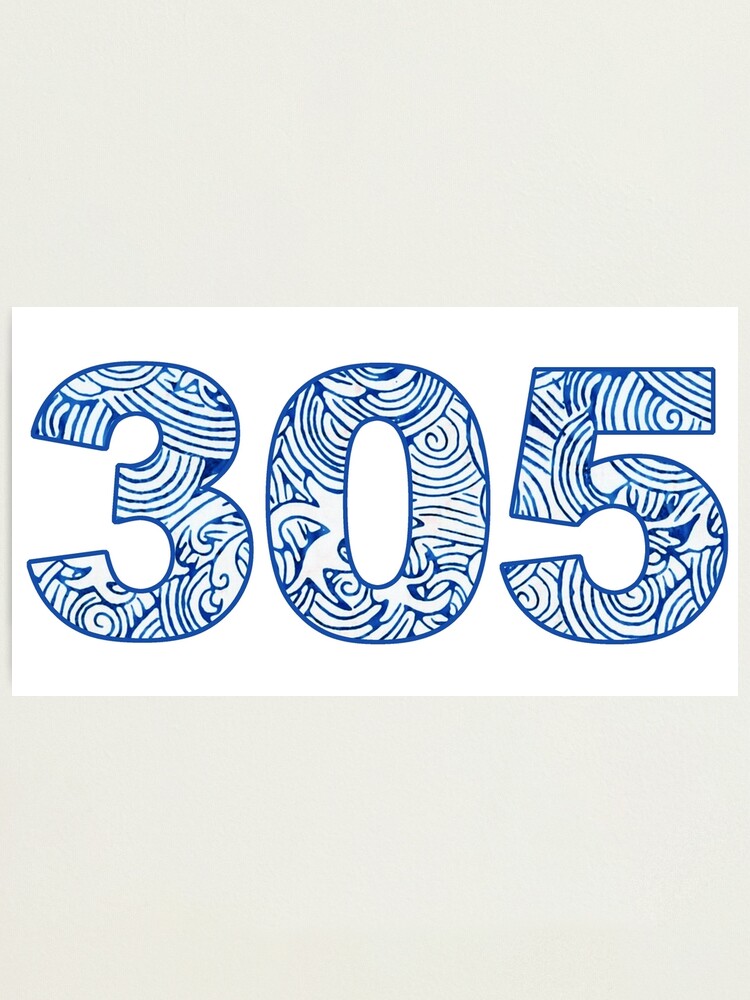"305 Area Code" Photographic Print by jamiemaher15 | Redbubble