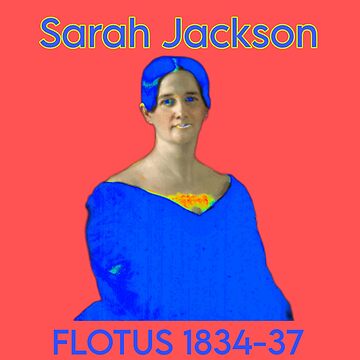 "(FLOTUS series): Sarah Yorke Jackson" Sticker for Sale by CMooreWorx ...