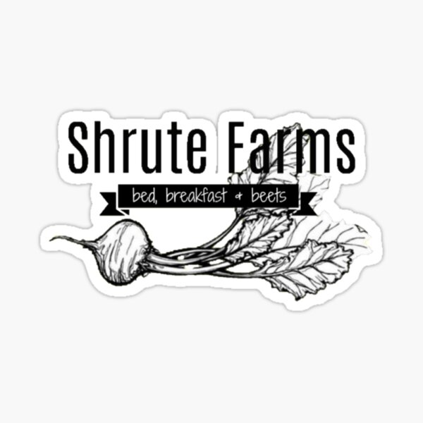 "Shute Farms" Sticker by artmogi | Redbubble