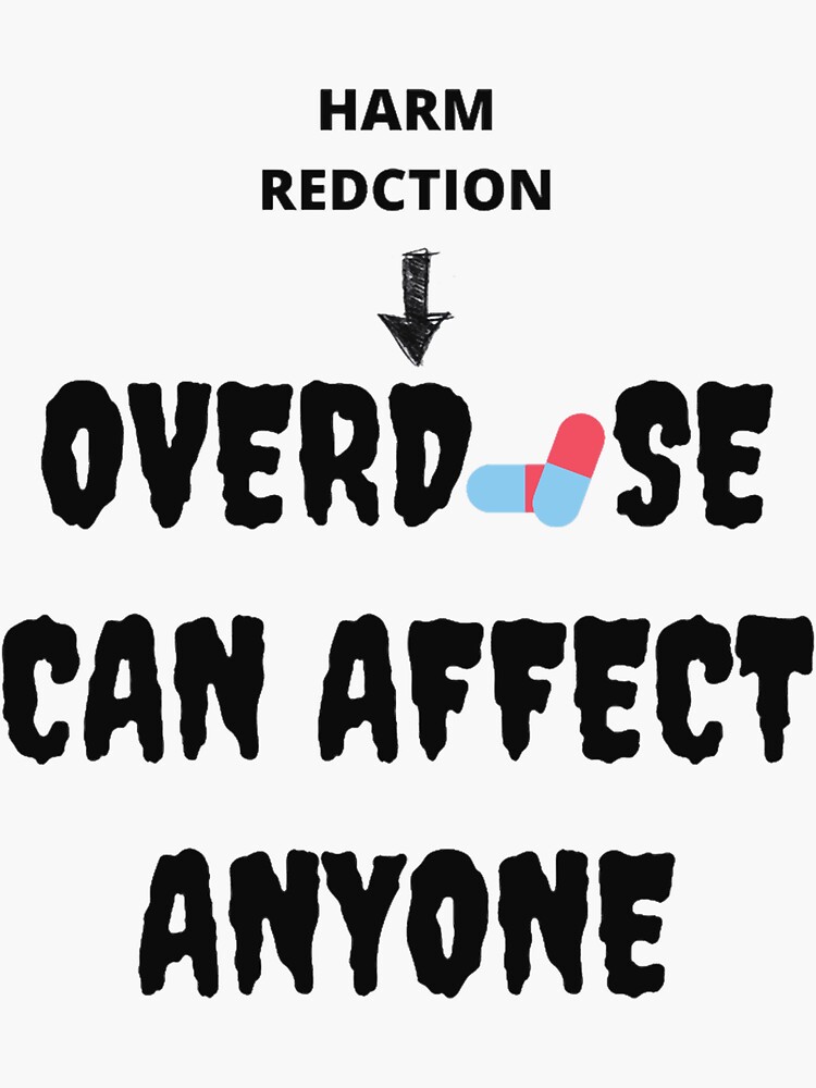 "Harm Reduction " Sticker for Sale by suttonsorenson | Redbubble