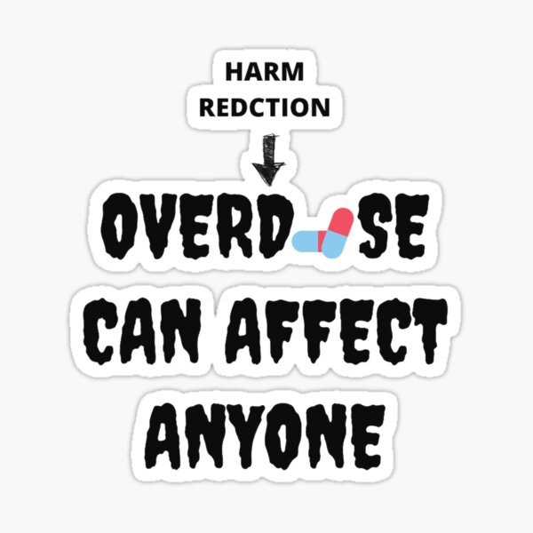 "Harm Reduction " Sticker for Sale by suttonsorenson | Redbubble
