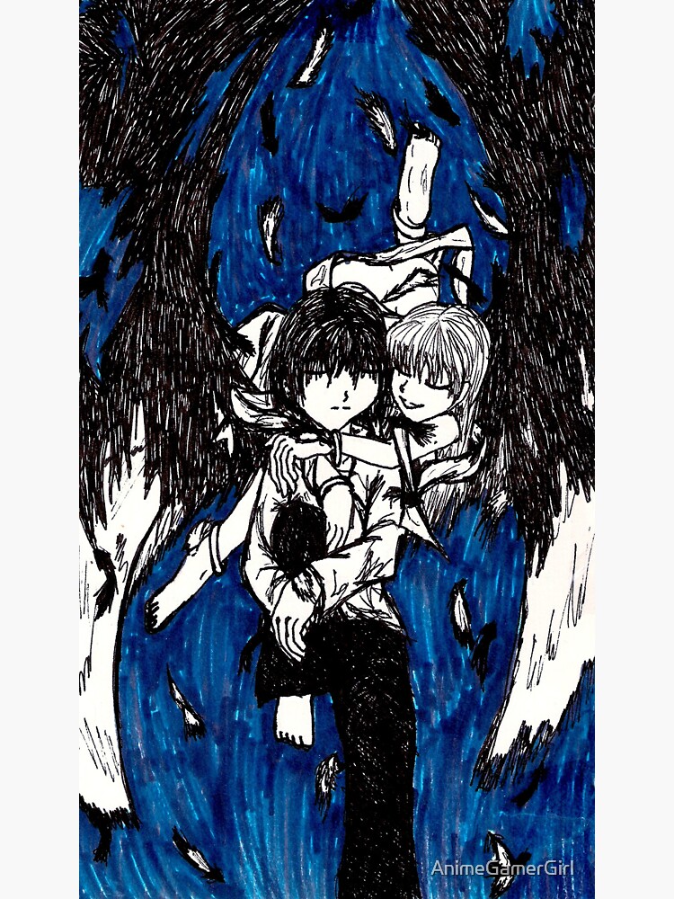 "Angels" Sticker for Sale by AnimeGamerGirl | Redbubble