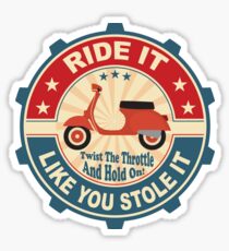Moped Stickers | Redbubble