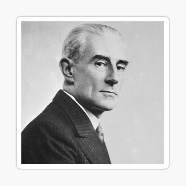 "Maurice Ravel" Sticker by travelyourguide | Redbubble