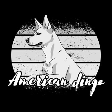 "American dingo" Sticker for Sale by MacLis | Redbubble