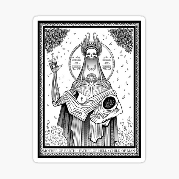 "Copy of Iconography - Birth" Sticker for Sale by jinofski | Redbubble