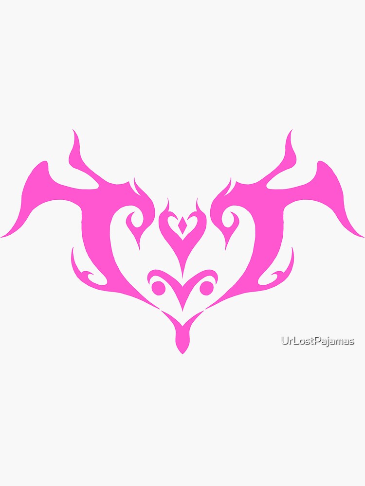 "Succubus Womb Tattoo Pink" Sticker for Sale by UrLostPajamas | Redbubble