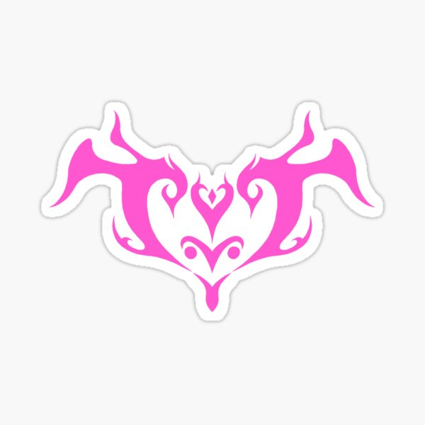 "Succubus Womb Tattoo Pink" Sticker for Sale by UrLostPajamas | Redbubble
