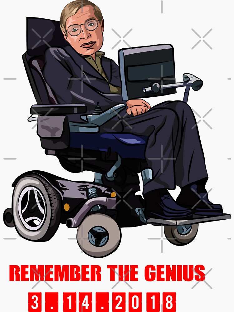 "Remember Stephen Hawking" Sticker for Sale by TheContactor | Redbubble