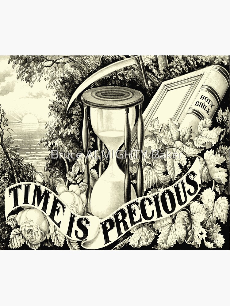 "VINTAGE TIME IS PRECIOUS Pop Art" Sticker for Sale by BruceALMIGHTY ...