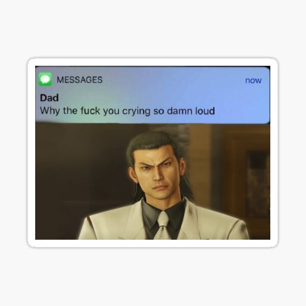 "Crying 4 Nishikiyama Meme " Sticker for Sale by MerikuroCreates ...