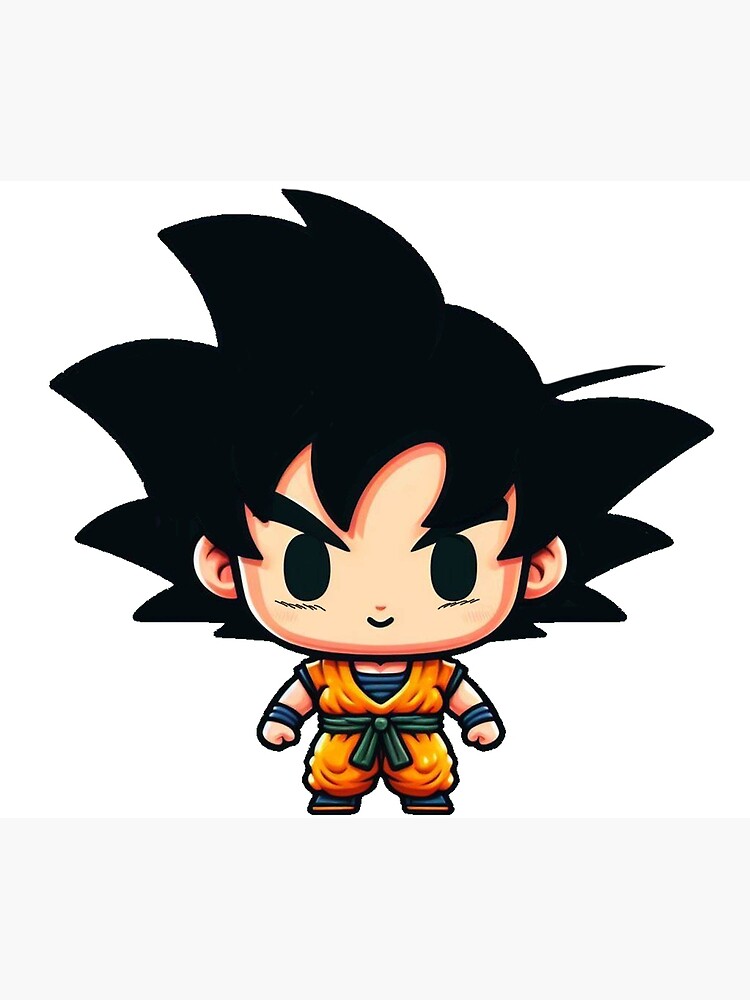 "Chibi Goku" Poster for Sale by PowerUpPalette | Redbubble