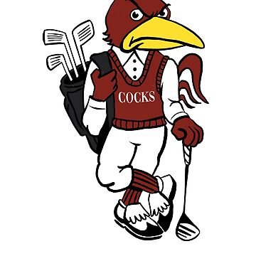 "Cocky Golf Logo" Sticker for Sale by kennedycw864 | Redbubble