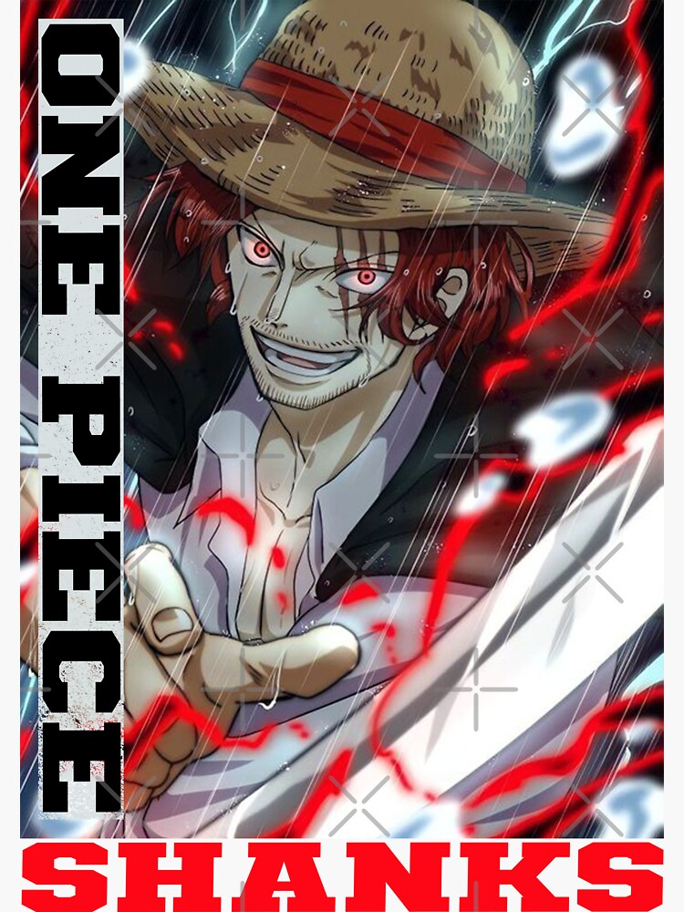 "Shanks Red-Haired" Sticker for Sale by Kaken-C | Redbubble