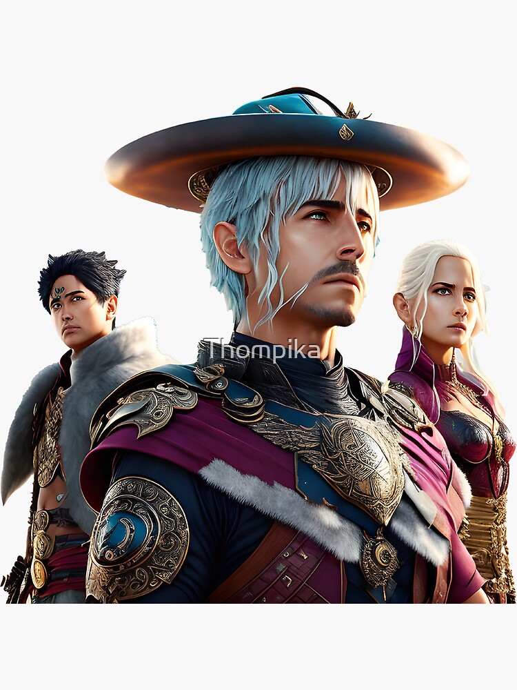 "Record of ragnarok" Sticker for Sale by Thompika | Redbubble