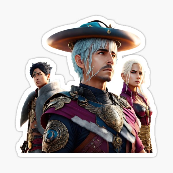 "Record of ragnarok" Sticker for Sale by Thompika | Redbubble