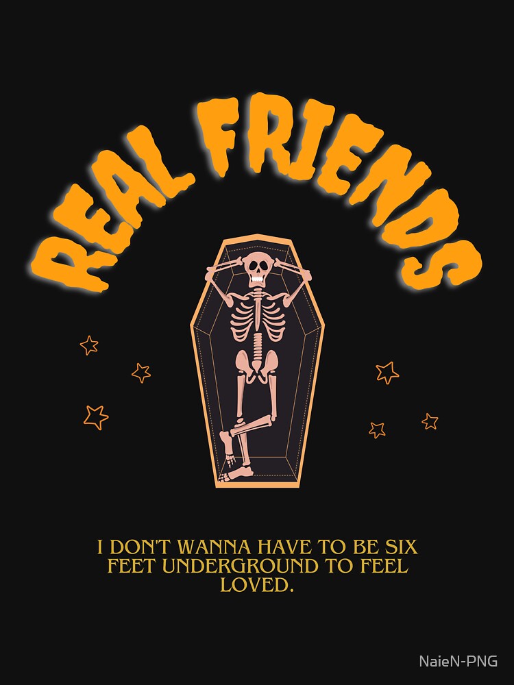 "REAL FRIENDS BAND " Essential T-Shirt for Sale by NaieN-PNG | Redbubble