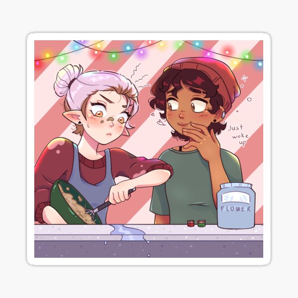 "Lumity Christmas print" Sticker for Sale by MIMIKOshop | Redbubble