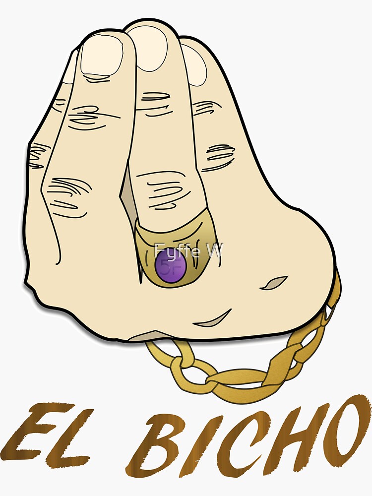 "El Bicho" Sticker for Sale by Fyffe W | Redbubble