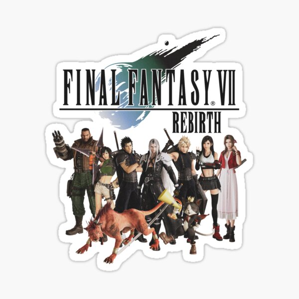 "Final Fantasy VII Rebirth Characters Group" Sticker for Sale by ...