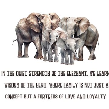 "Inspirational Quote Elephant Design" Poster for Sale by CheekyChimpCo ...