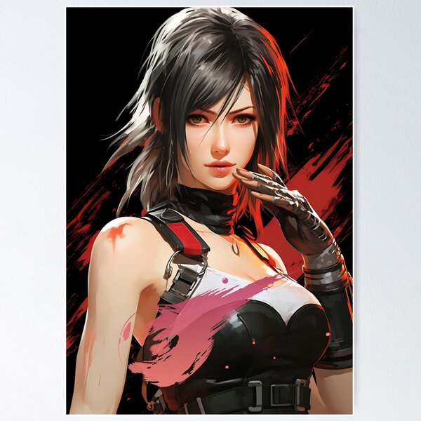 "Final Fantasy VII Rebirth Tifa Fanart" Poster for Sale by universepod ...