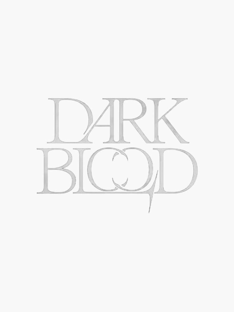 "enha dark blood white logo" Sticker for Sale by seokjinnieworld ...