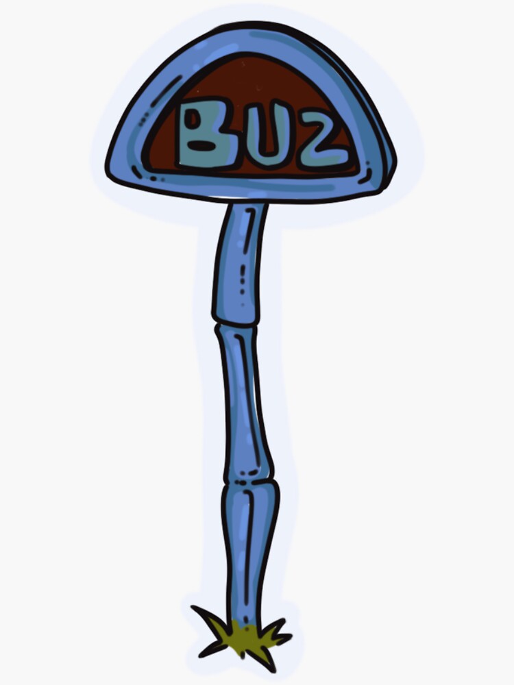 "SpongeBob Rock Bottom bus sign " Sticker for Sale by sourcherrys ...
