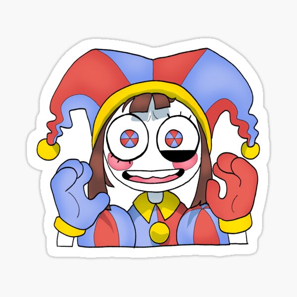 "The Amazing Digital Circus Pomni Sticker" Sticker for Sale by ...