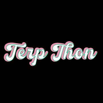 "Terps Thon 2024" Sticker for Sale by Terp Thon | Redbubble