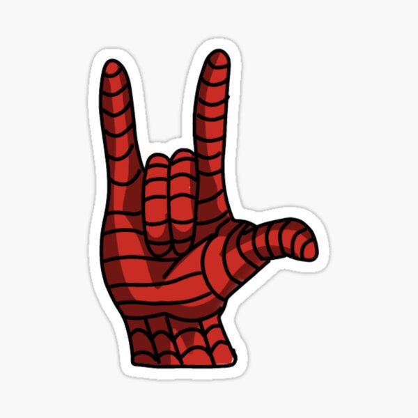 "Rockin’ Spider-men " Sticker for Sale by ScarletDesigns3 | Redbubble