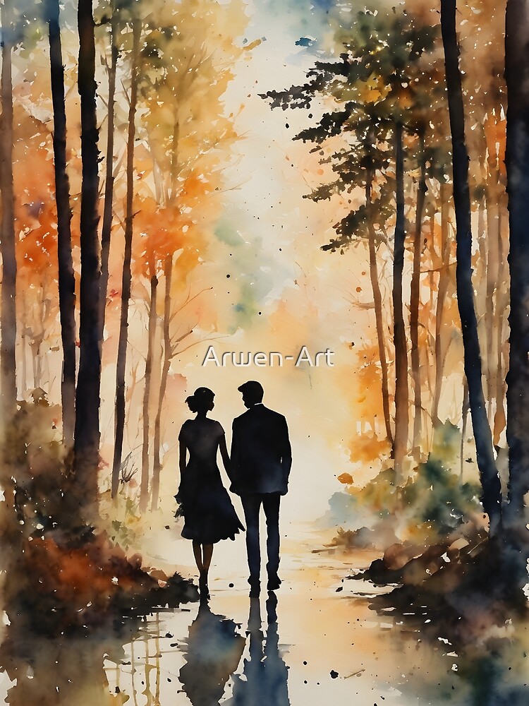 Romantic Paintings Of Couples Holding Hands