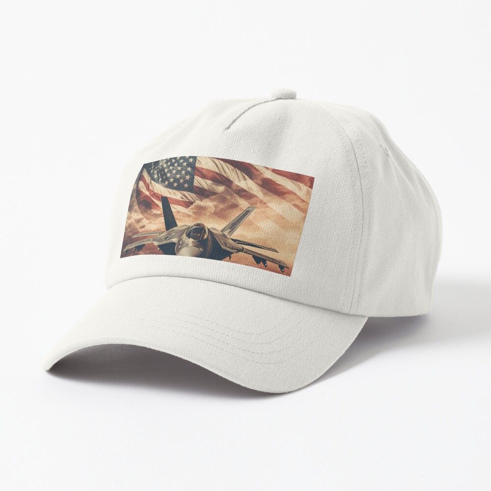 "Patriotic American flag fighter jet digital print" Poster for Sale by ...