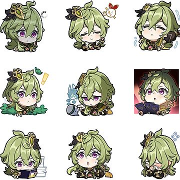 "Genshin Impact Collei Chibi" Sticker for Sale by NerdCult | Redbubble