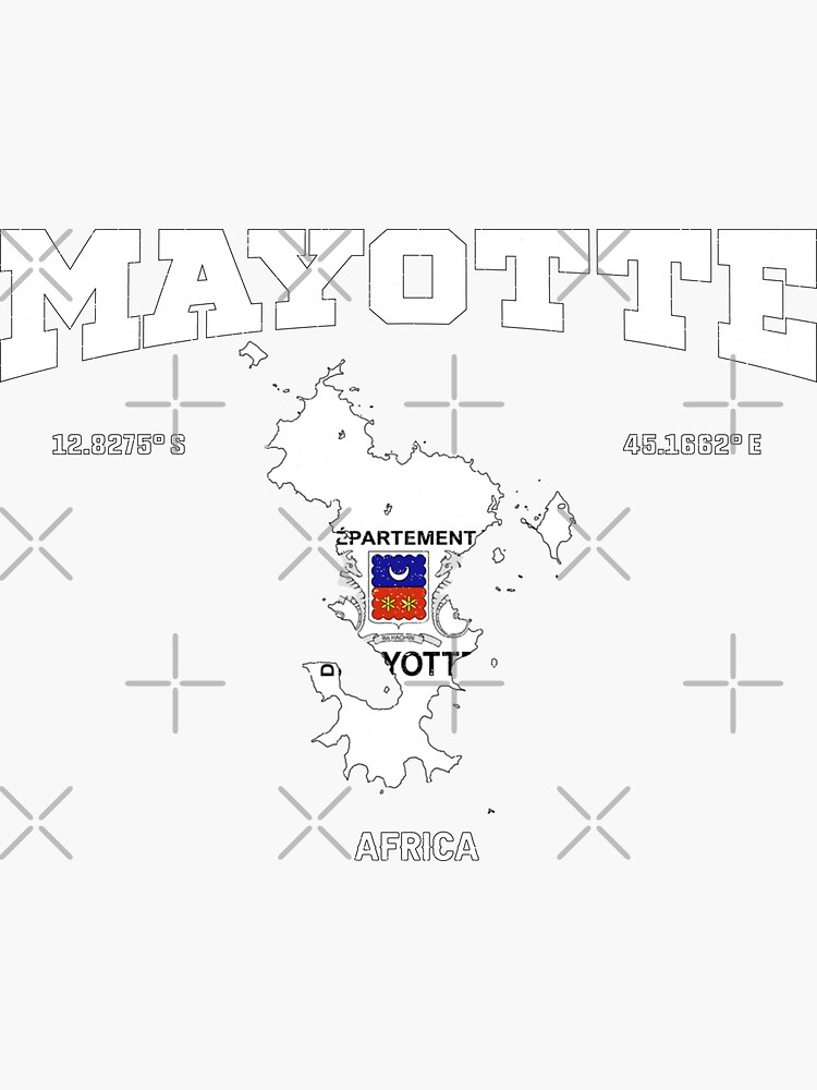 "Mahoran Mahorais Flag Map, Mayotte coordinates, Mayotte location ...