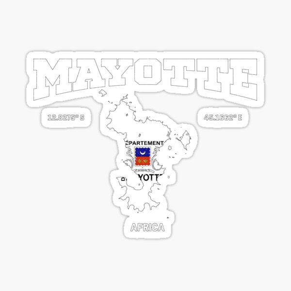"Mahoran Mahorais Flag Map, Mayotte coordinates, Mayotte location ...