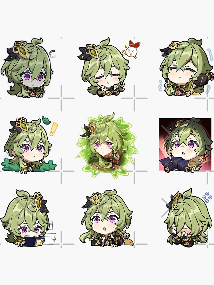 "Genshin Impact Collei Chibi" Sticker for Sale by NerdCult | Redbubble